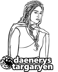 daenerys-targaryen | Kolorowanki do druku E-kolorowanki