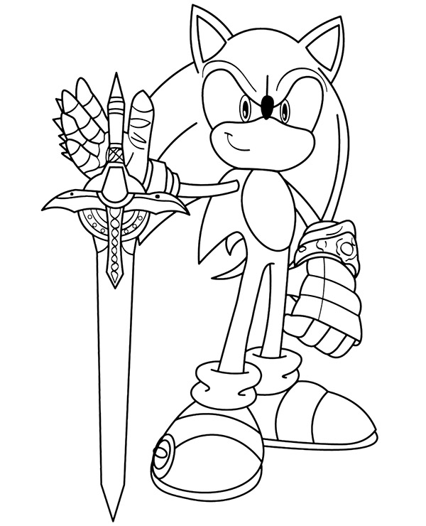 Sonic Kolorowanki Do Druku Gamingowe