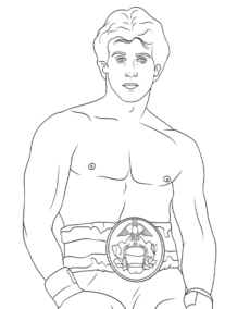 Stallone-Rocky-Balboa-kolorowanka-bokser | Kolorowanki do druku E ...