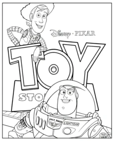 toy-story-logo-buzz-chudy-kolorowanka | Kolorowanki do druku E-kolorowanki